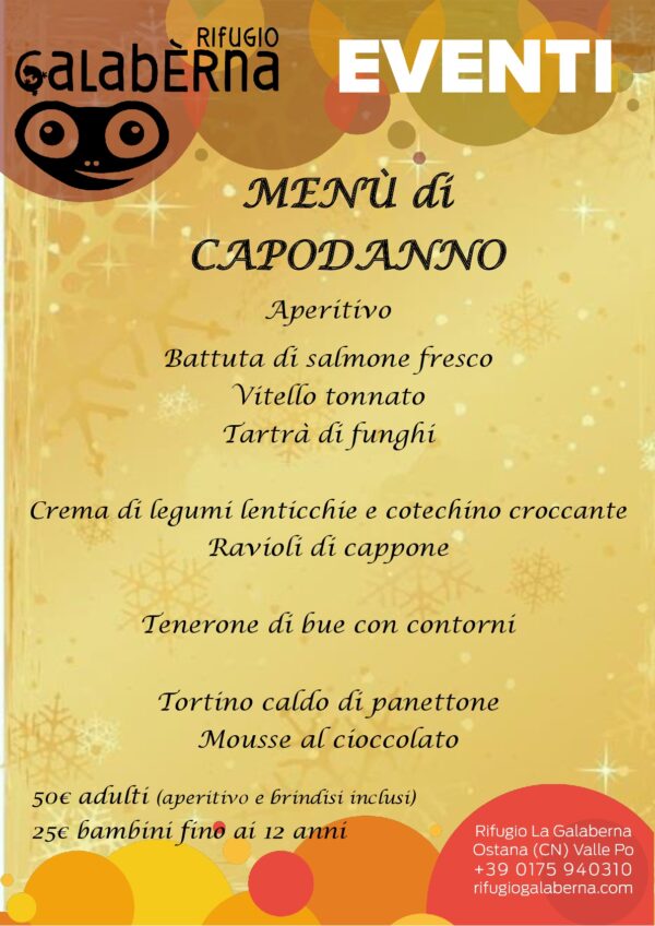 menu-capodanno-rifugio-galaberna - AGRAP - Rifugi del Piemonte